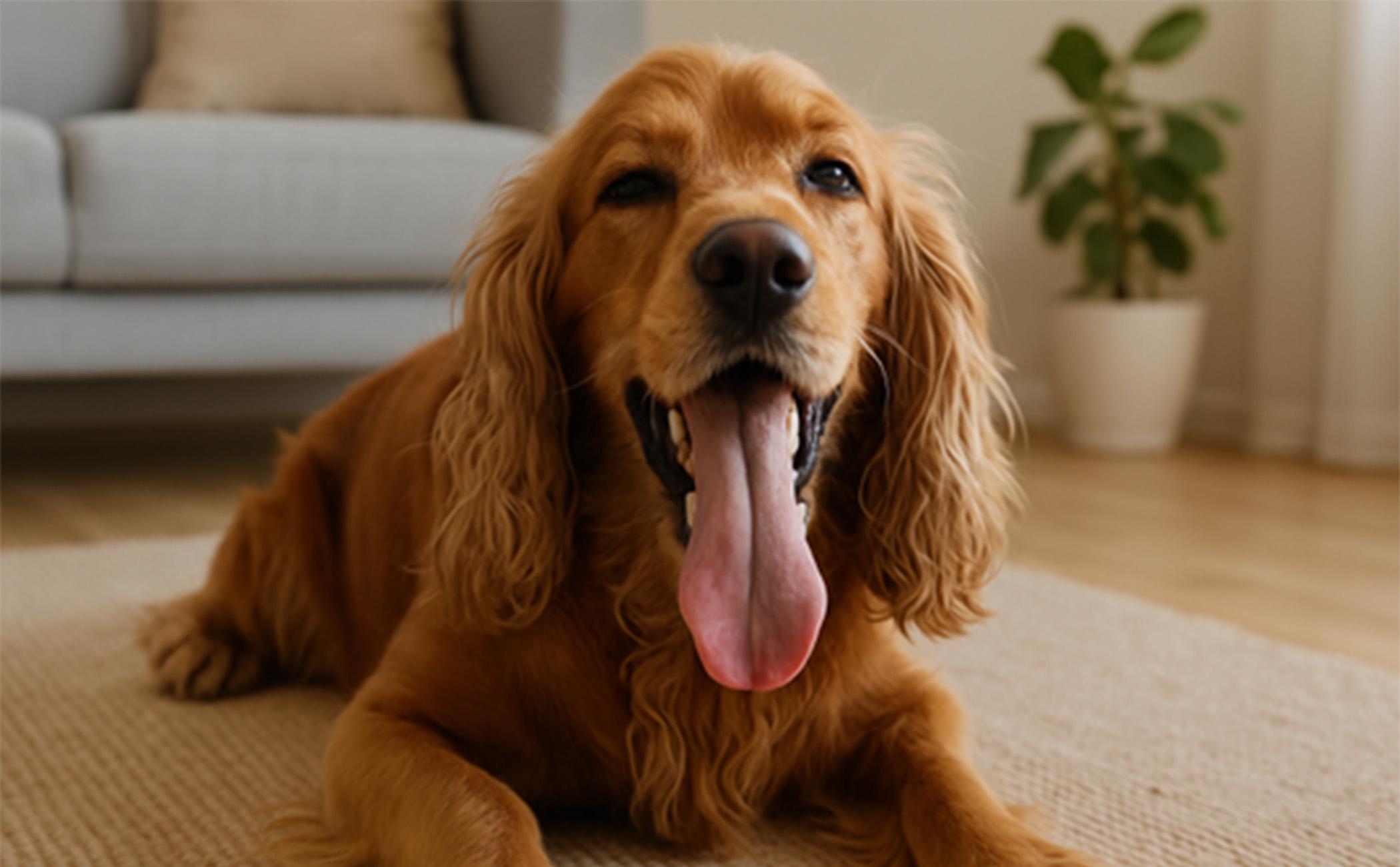 ¿Por qué mi perro jadea o respira agitado en exceso? | Cuore